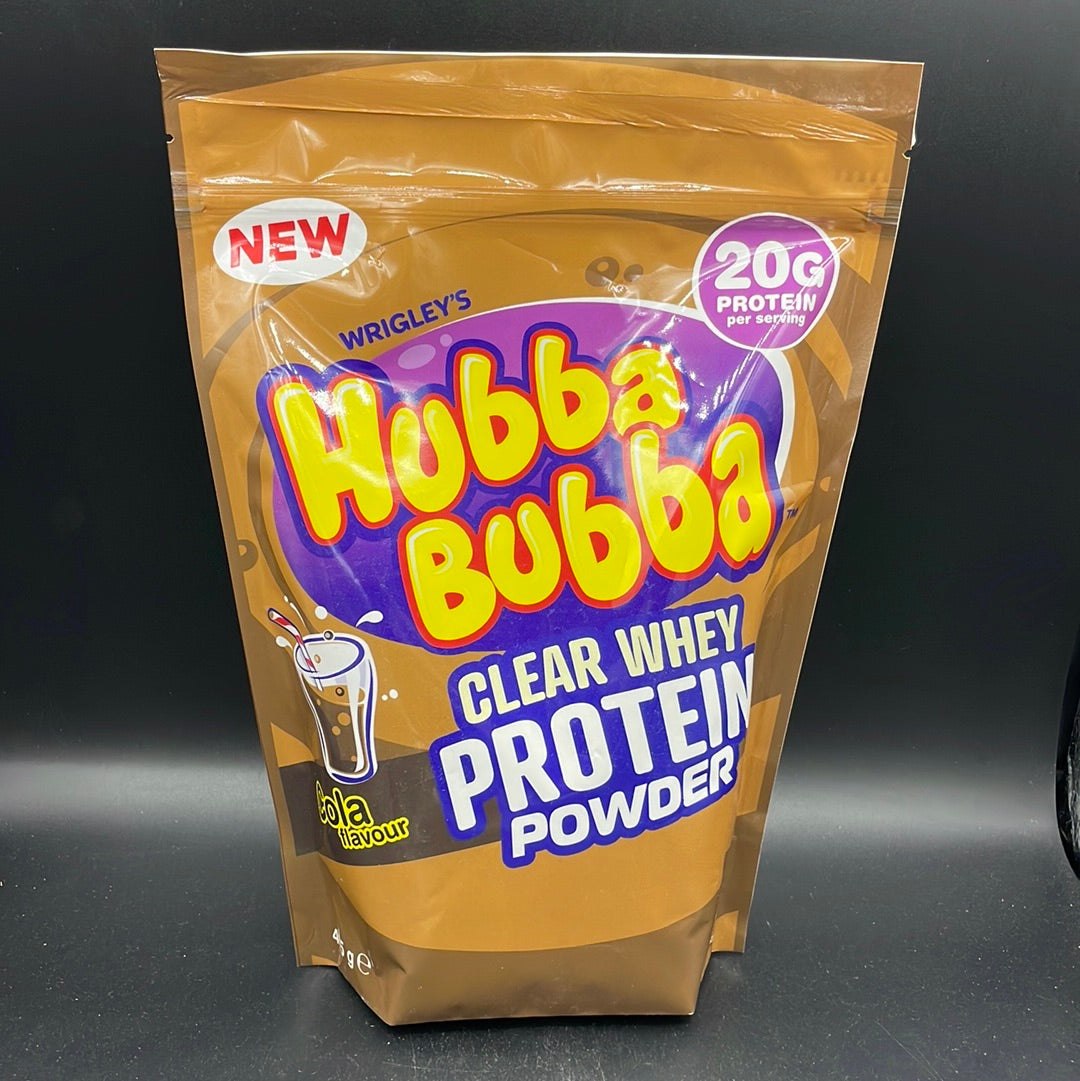 Hubba Bubba - Cola Flavour Clear Whey Protein Powder, 405g (UK)