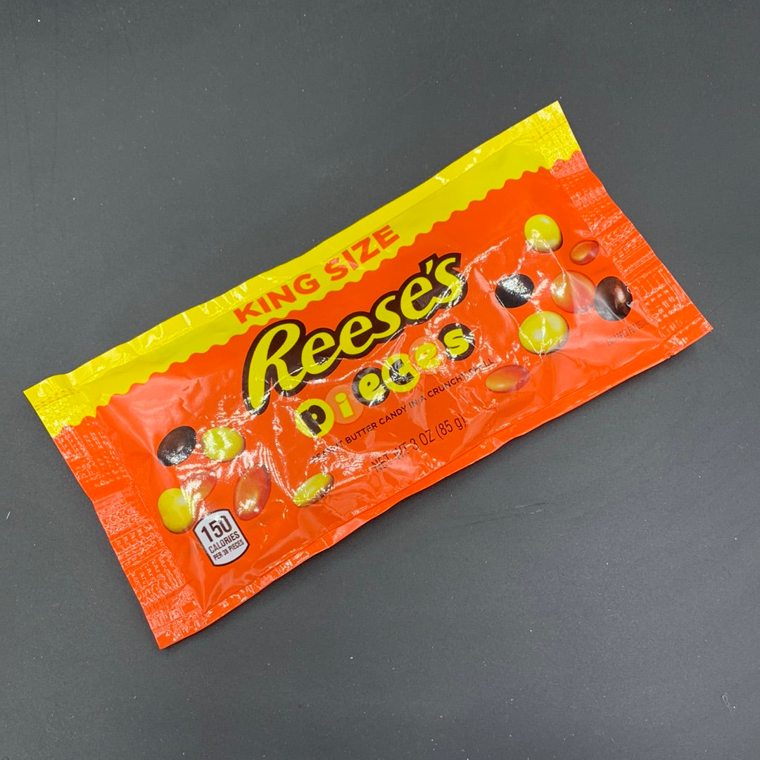 Reese’s Pieces - Peanut Butter Candy in a Crunchy Shell, King Size, 85