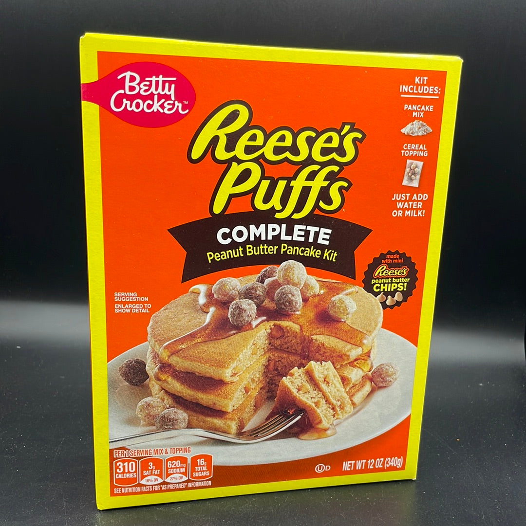 Betty Crocker Reese’s Puffs - Complete Peanut Butter Pancake Kit, with