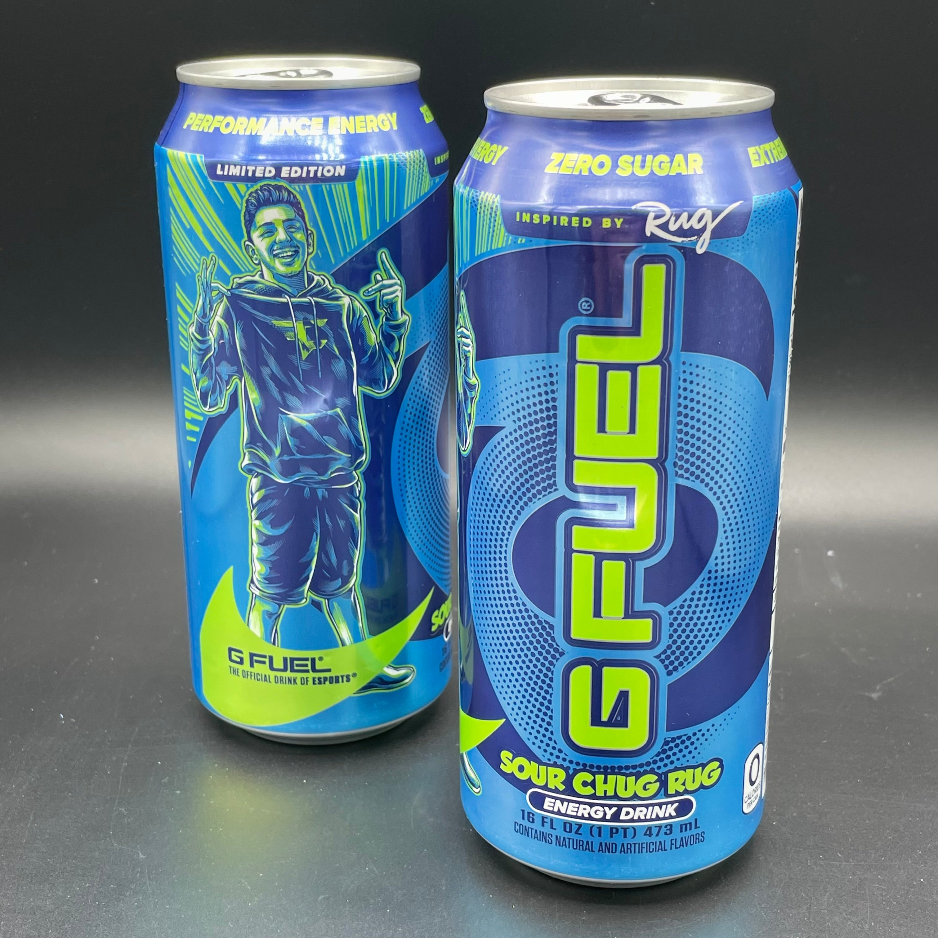 NEW G Fuel Energy Drink - Sour Chug Rug Flavour - Inspired by Rug! Ene